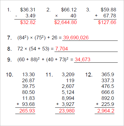 Math Worksheet Maker for Teachers | Math Resource Studio