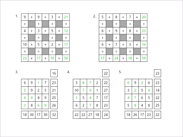 Mathematics Puzzle Worksheets Mathematics Puzzle Worksheets