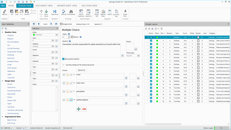 Test Maker for Teachers | Schoolhouse Test